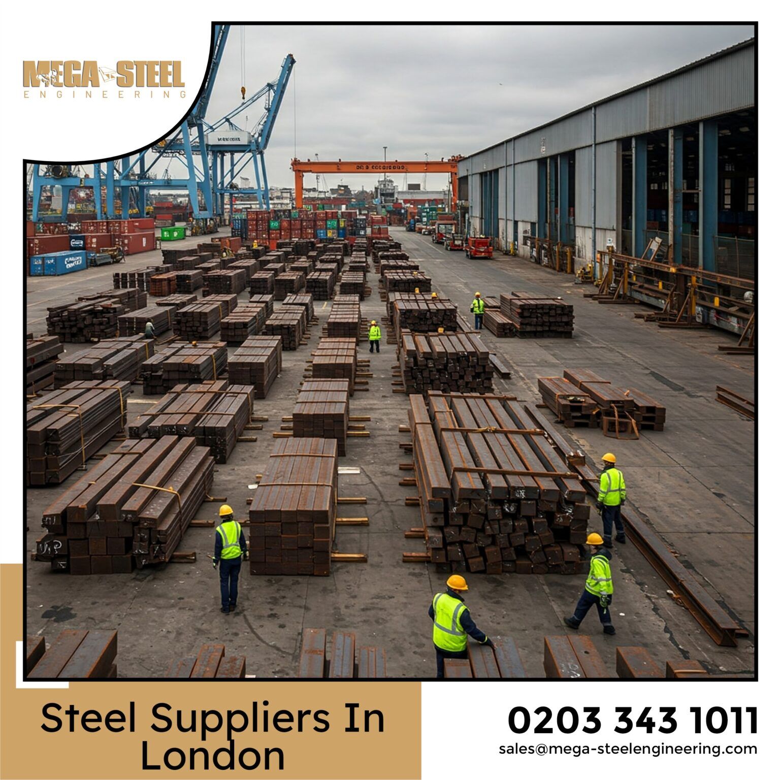 Steel Fabrication London | Mega Steel Engineering